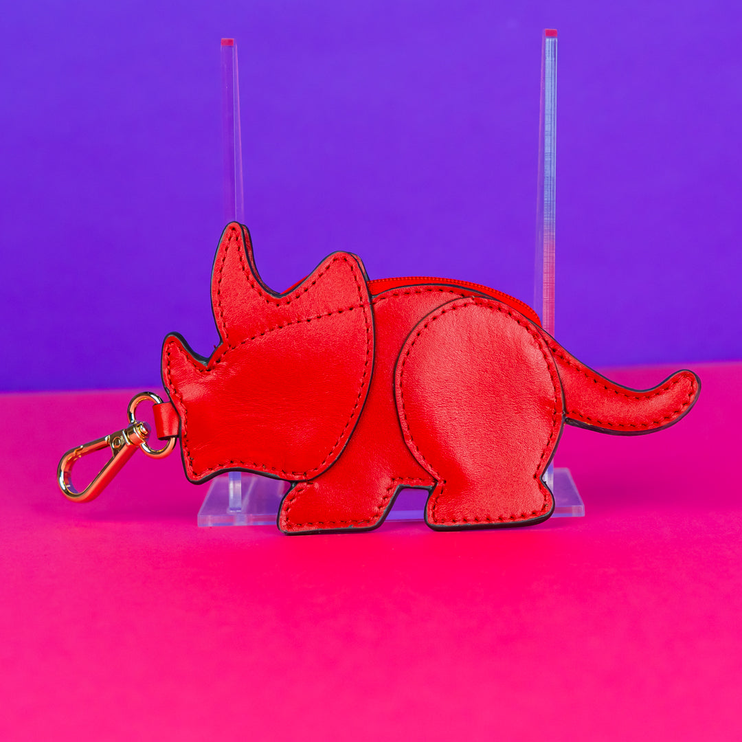 Benoit the Triceratops Coin Purse | Wicker Darling